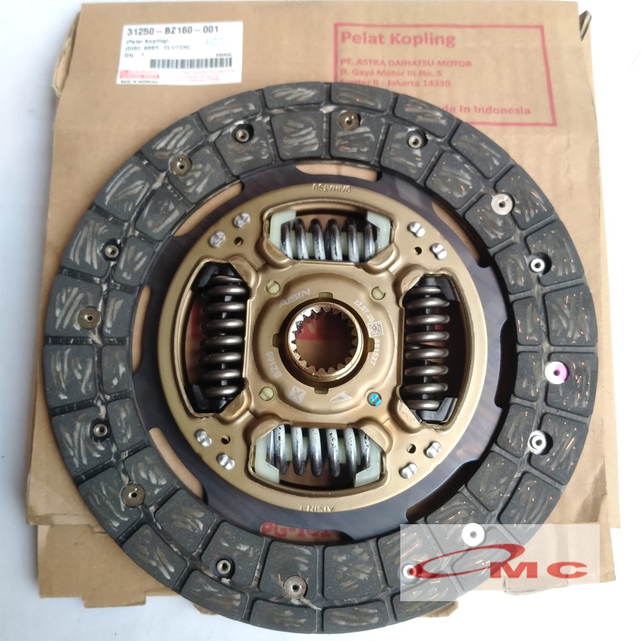 Jual Plat Kopling Clutch Disc Grand Max Rush Avanza 1.5 CC 31250-BZ160 ...