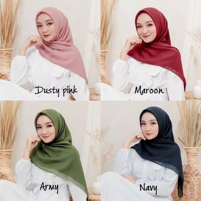 Jual Jilbab Hijab Bella Square 110x110 cm / Segiempat Bella Square ...
