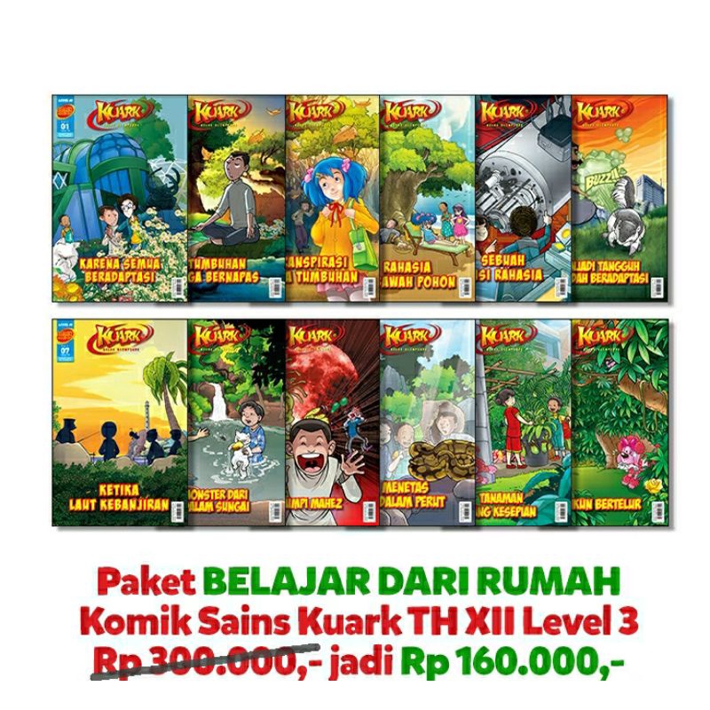 Jual PROMO!!! Kuark th 12 level 3 ( 12 edisi ) | Shopee Indonesia