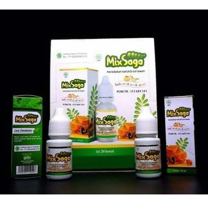 Jual Mixsaga Mix Saga Obat Batuk Herbal Anak 100% Asli Original ...