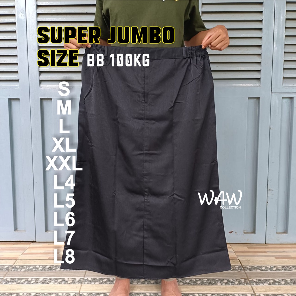 Jual ROK KERJA A-LINE SUPER JUMBO FORMAL S - L15 HIGH QUALITY | Shopee ...