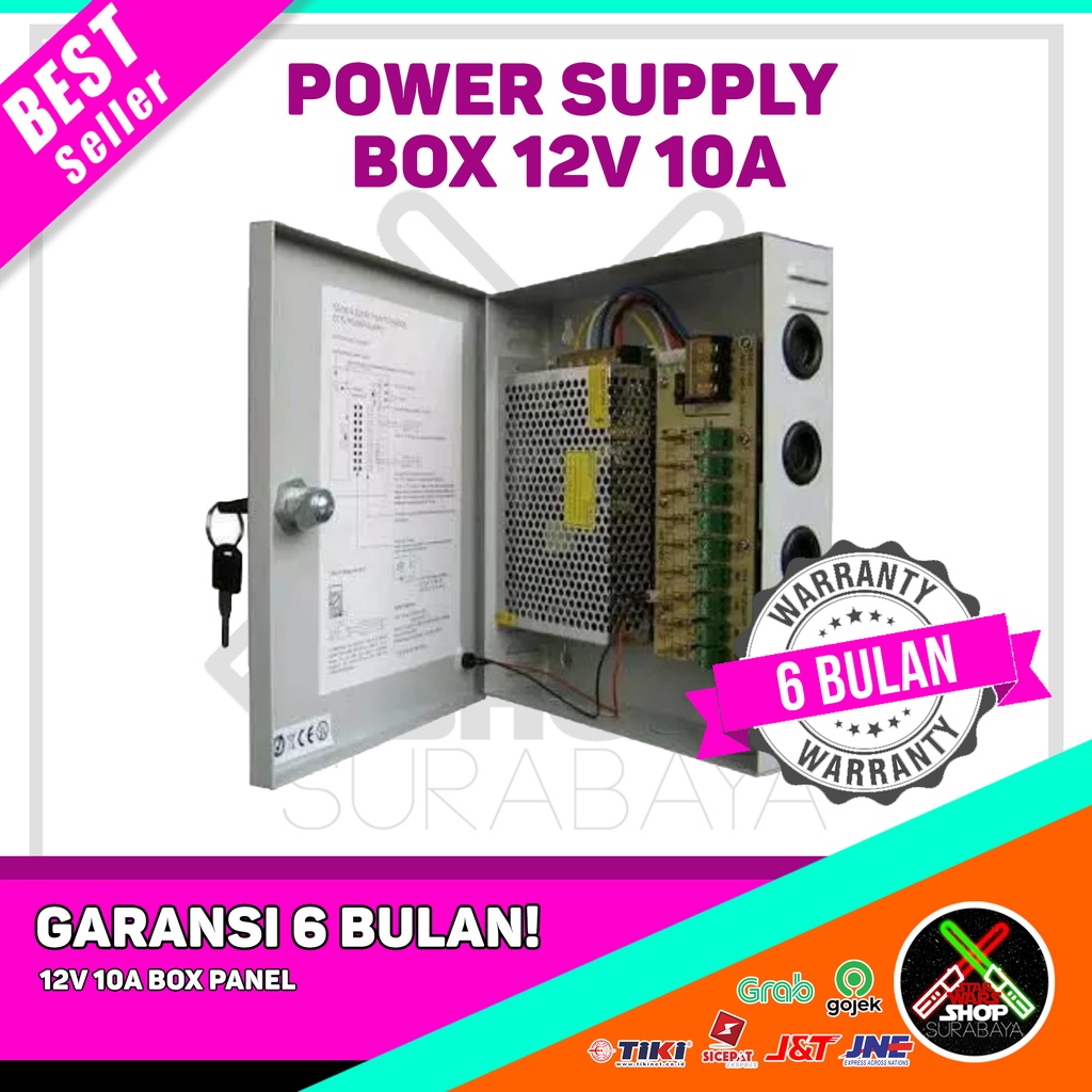 Jual Power Supply 12V 10A Box PSU 12V 10A Box Panel | Shopee Indonesia