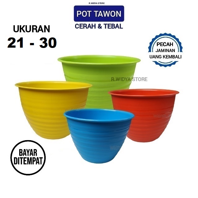 Jual MDN Pot Bunga ukuran 21cm 24cm 27cm 30cm Pot Tawon Pot Bunga Murah ...