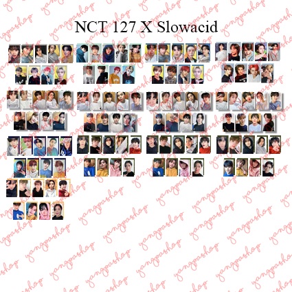 Jual [READY / SET] 127 SLOWACID X NSEO PHOTOCARD FAN MADE UNOFFICIAL ...