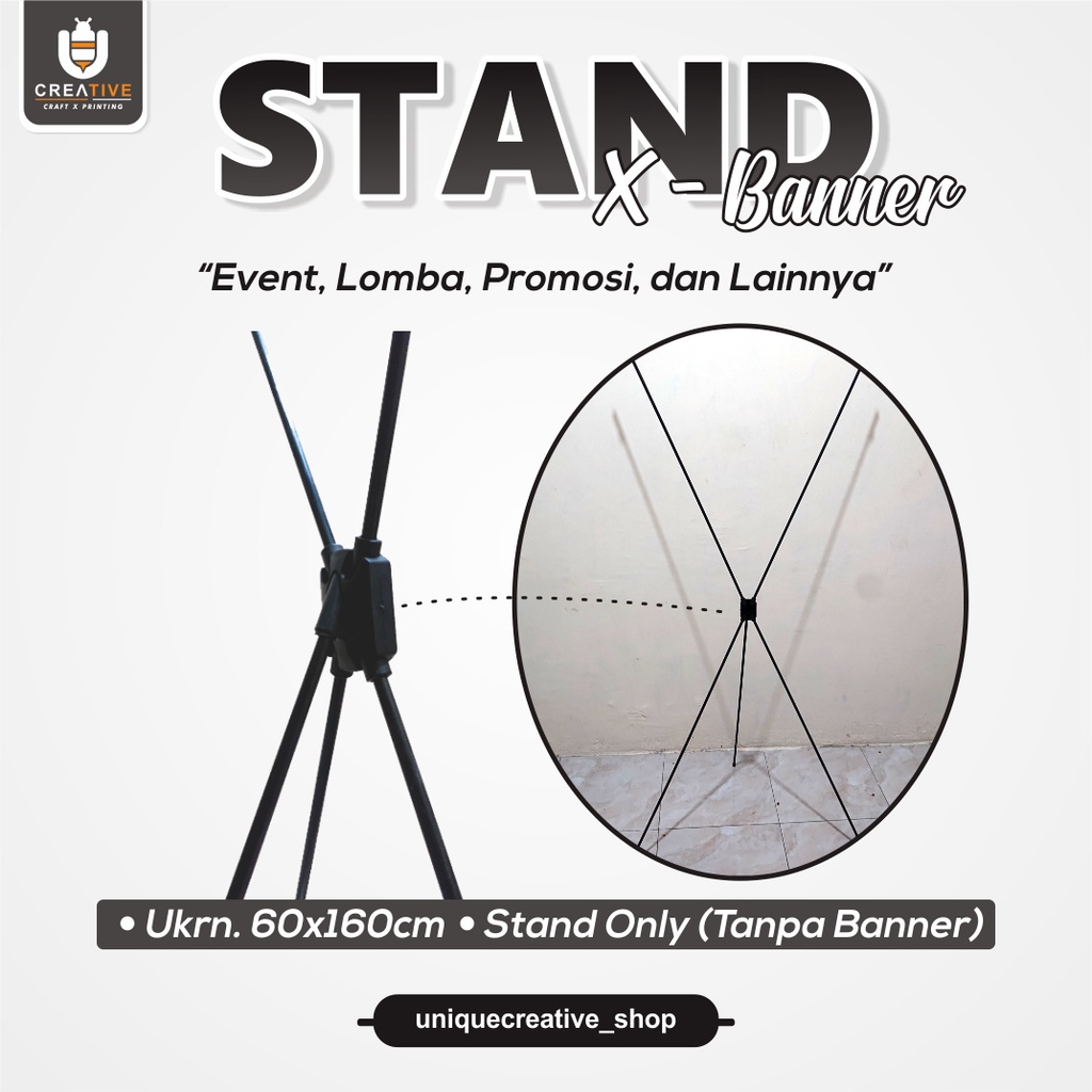 Jual Stand / Standing / Penyangga X Banner / Spanduk (Belum Termasuk ...