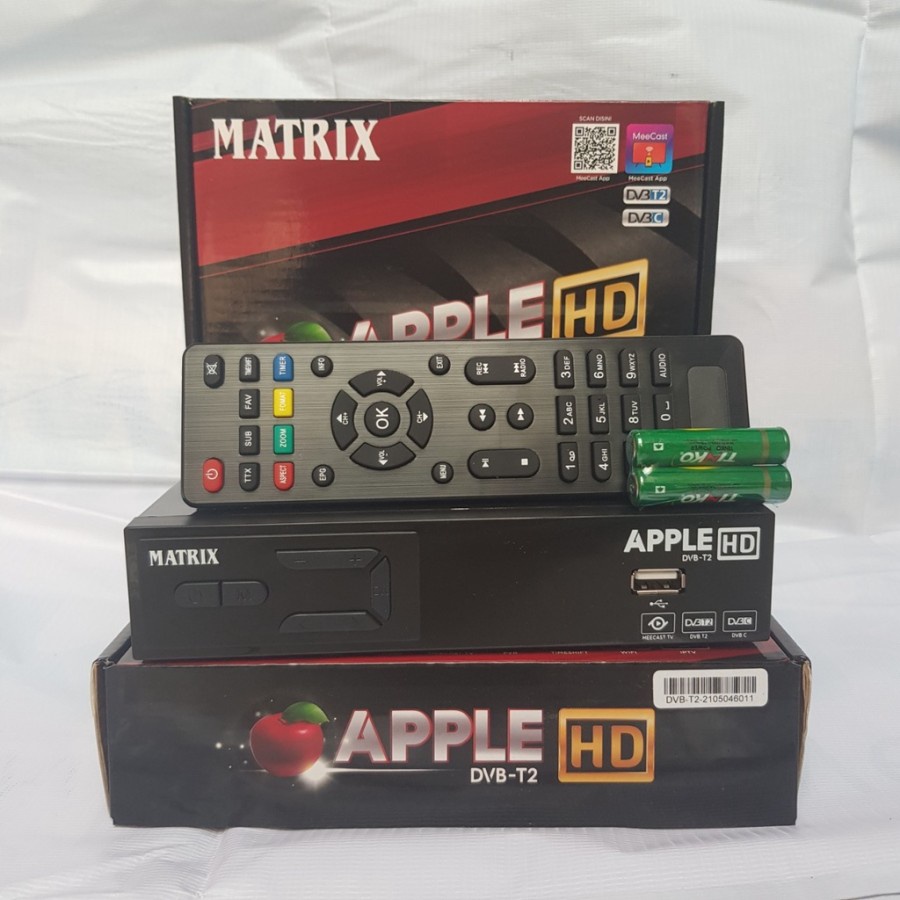 Jual Matrix Apple + HDMI + Dongle TV Digital DVB T2 STB Set Top Box ...