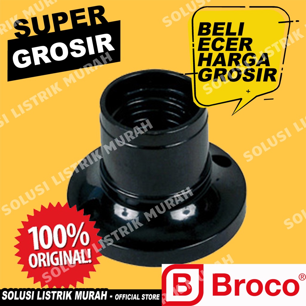 Jual Broco Fitting Tempel Hitam OB | Shopee Indonesia