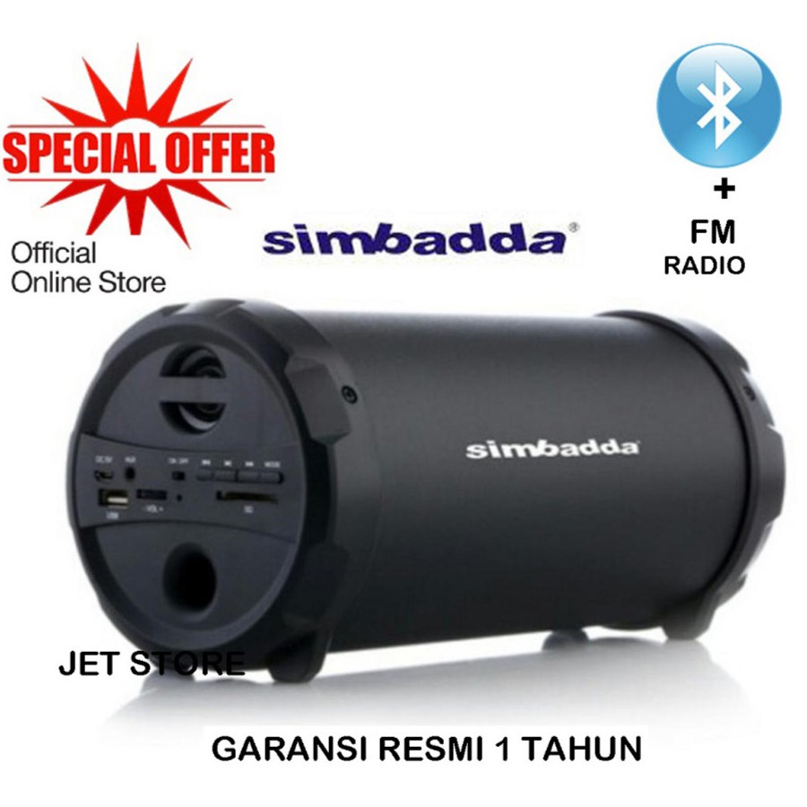 Jual Simbadda Speaker CST 800N (BLUETOOTH, USB, MicroSDHC/TF , AUX ...