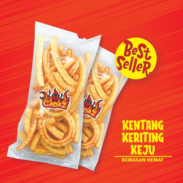 Jual KENTANG KERITING KEJU KEMASAN HEMAT BELI 10 GRATIS 1 / CIKI ...