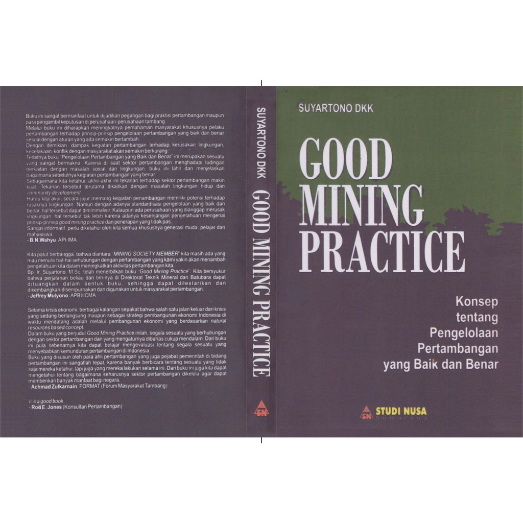 Jual Good Mining Practice: Pengelolaan Pertambangan yang Baik dan Benar | Shopee Indonesia