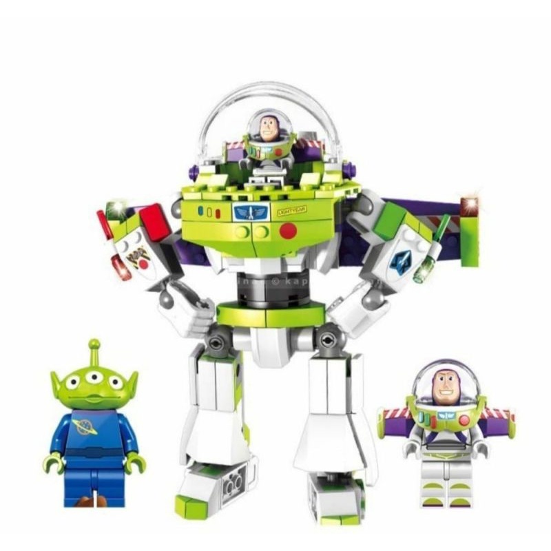 Jual Mainan Nano Brick Block Space Robot Buzz Sayap | Shopee Indonesia