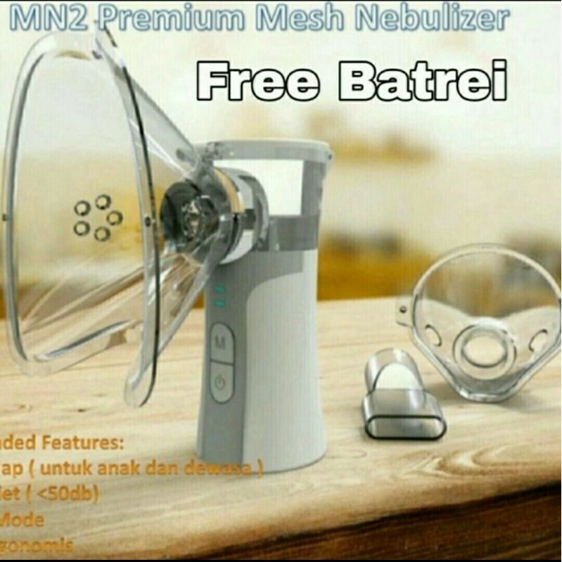 Jual NEBULIZER PORTABLE ALAT TERAPI PERNAFASAN ASMA INHALASI N2 ...