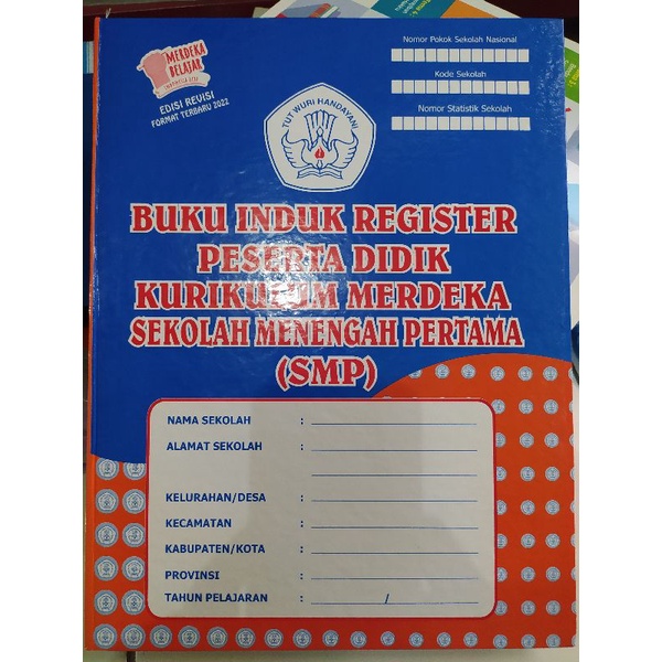 Jual grosir/Buku Induk Register Siswa SMP Kurikulum Merdeka isi 50 siswa | Shopee Indonesia