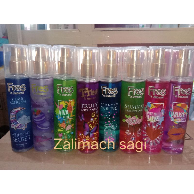 Jual fres & natural hijab refresh fragrance mist_100ml | Shopee Indonesia