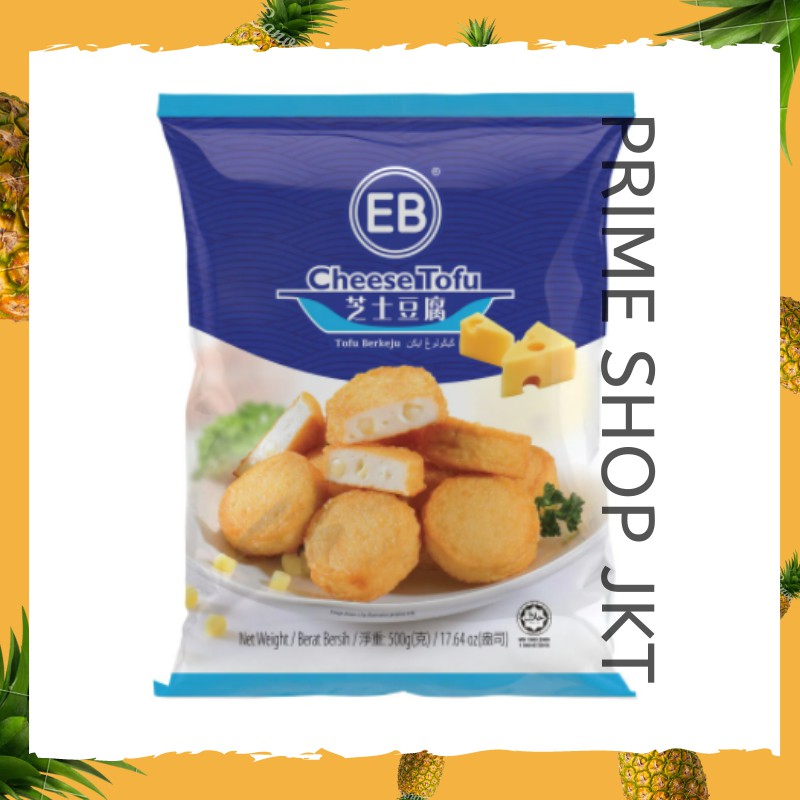 Jual EB Cheese Tofu Frozen Fish 500gr Tahu Ikan Keju Halal | Shopee ...