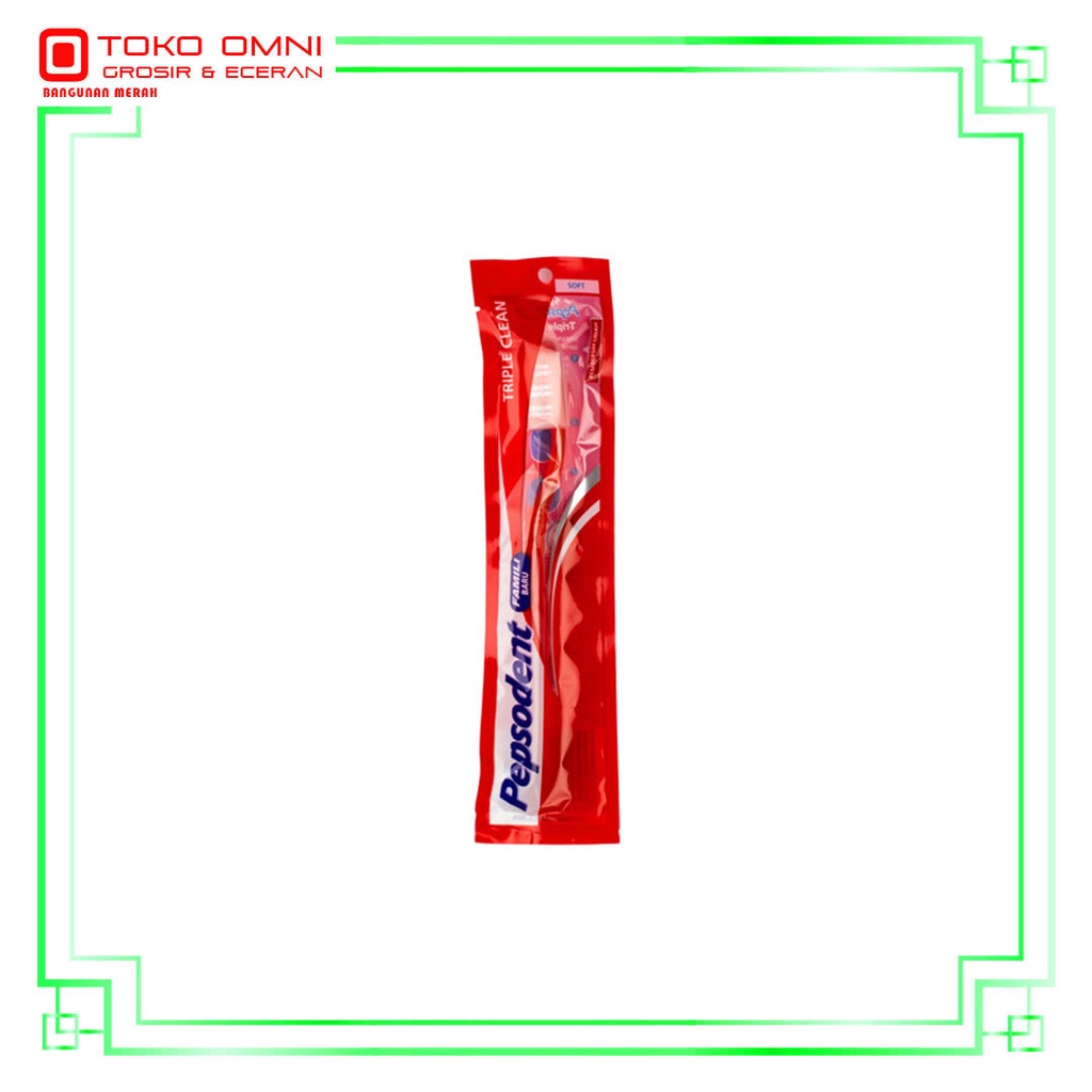 Jual PEPSODENT TB TRIPLE CLEAN MED 1PC | Shopee Indonesia