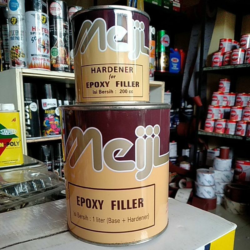 Jual EPOXY MEIJI warna Putih & Abu ukuran 1kg | Shopee Indonesia