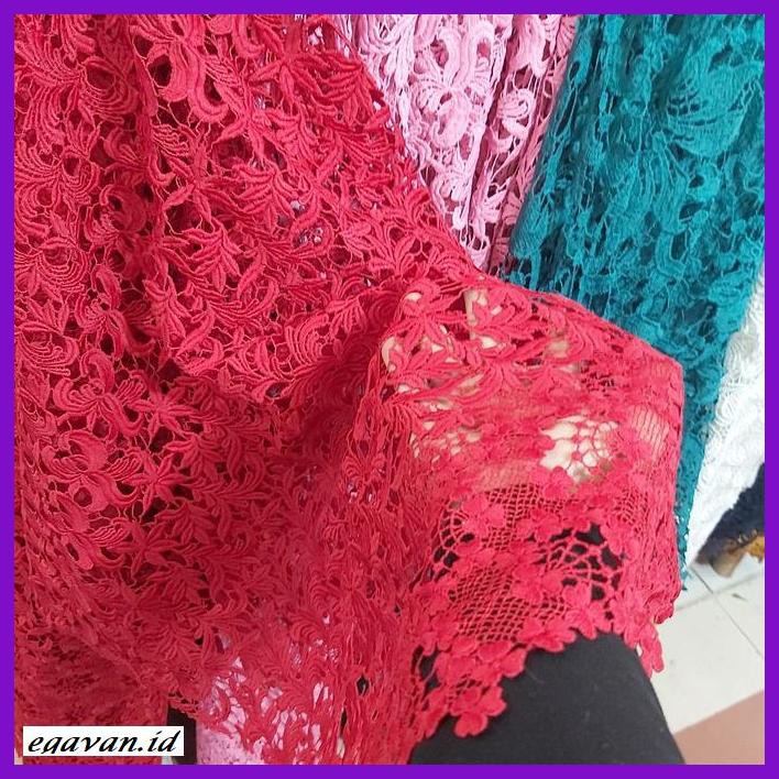 Jual KEBAYA-BRUKAT- KAIN BRUKAT/BAHAN BROKAT OKI PRADA/KATUN FATMAWATI ...