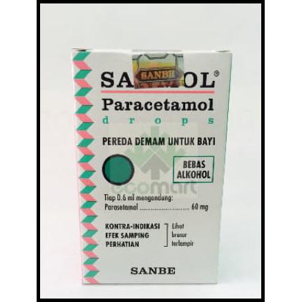 Jual SANMOL DROPS / PARACETAMOL DROPS 100 MG/ML / OBAT DEMAM BAYI ...
