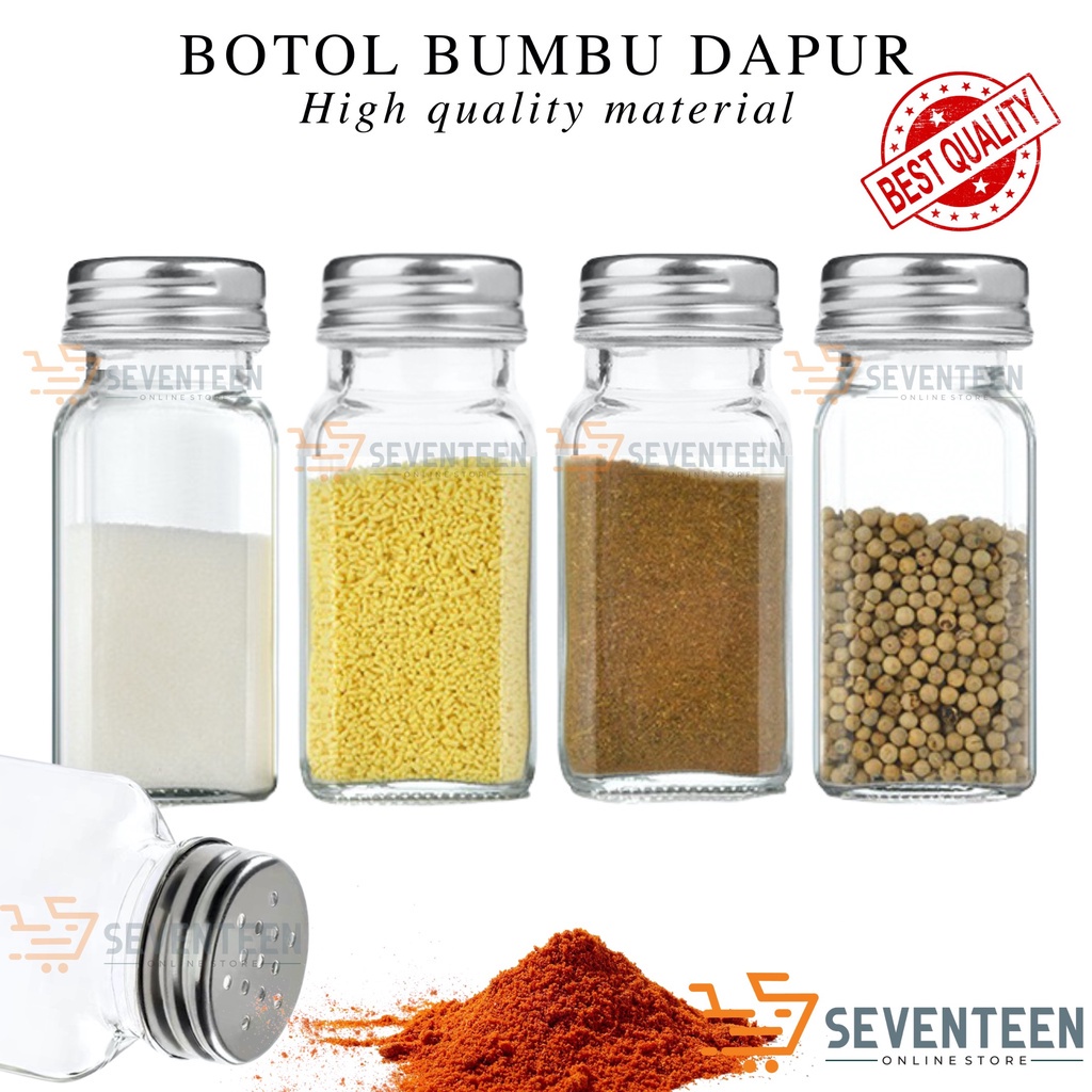 Jual BOTOL MERICA LADA BOTOL TEMPAT BUMBU MASAK WADAH PENYIMPANAN BUMBU ...