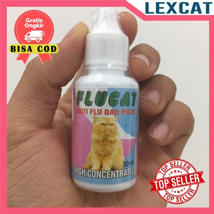 Jual Flucat obat flu pilek kucing 30ml | Shopee Indonesia