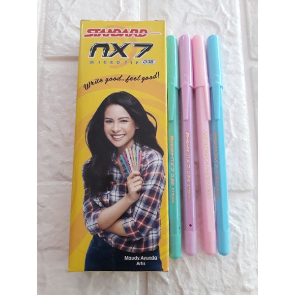 Jual 12 buah!! Pena NX7/pulpen NX7/NX7 standard microtip | Shopee Indonesia