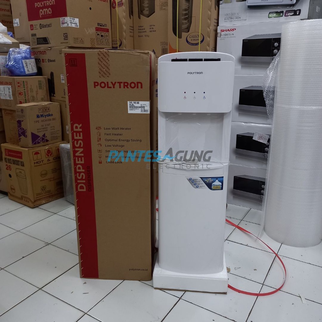 Jual DISPENSER POLYTRON GALON BAWAH PWC 600 / PWC 500 | Shopee Indonesia