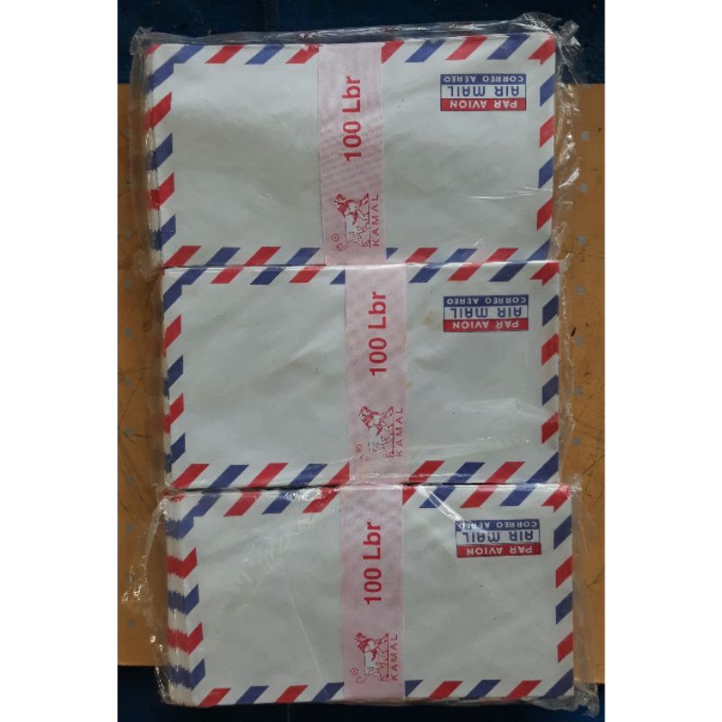 Jual AMPLOP PAR AVION BY AIR MAIL (harga/bungkus isi 100L) | Shopee ...