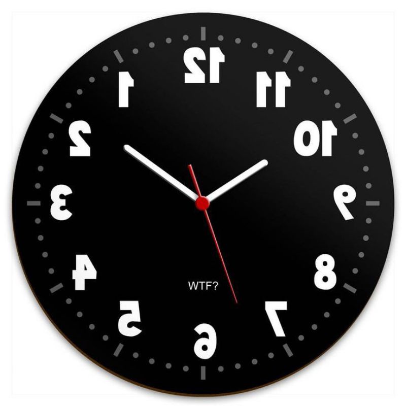 Jual jam dinding angka dibalik ( baca deskripsi produk sblm beli yaa ...