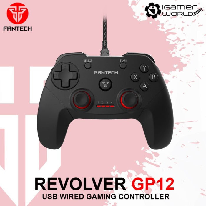 Jual Fantech REVOLVER GP12 USB Wired Gamepad Gaming Controller | Shopee ...