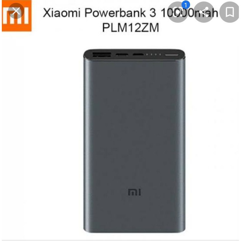 Jual Power Bank Xiaomi 10.000 Mha | Shopee Indonesia