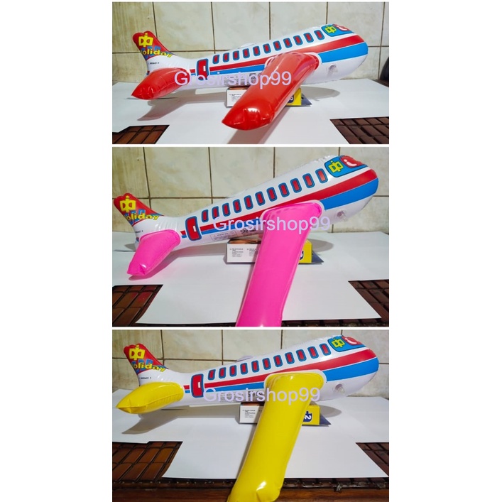 Jual Mainan Balon Tiup / Udara Pesawat Turbo Bahan PVC SNI | Shopee ...