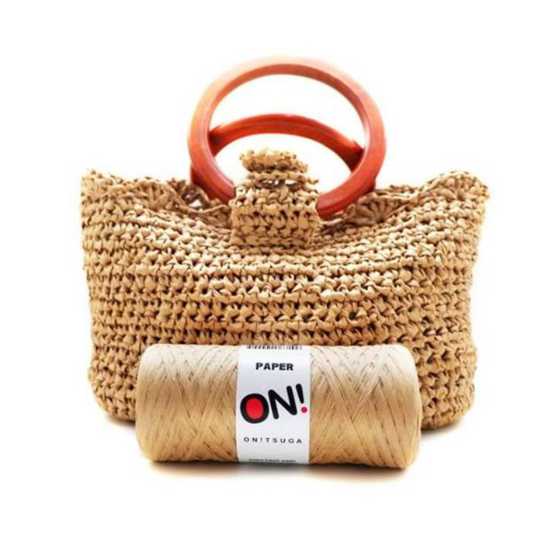 Jual TERMURAH CUCI GUDANG Benang Rajut Paper Onitsuga Paper Yarn Benang ...