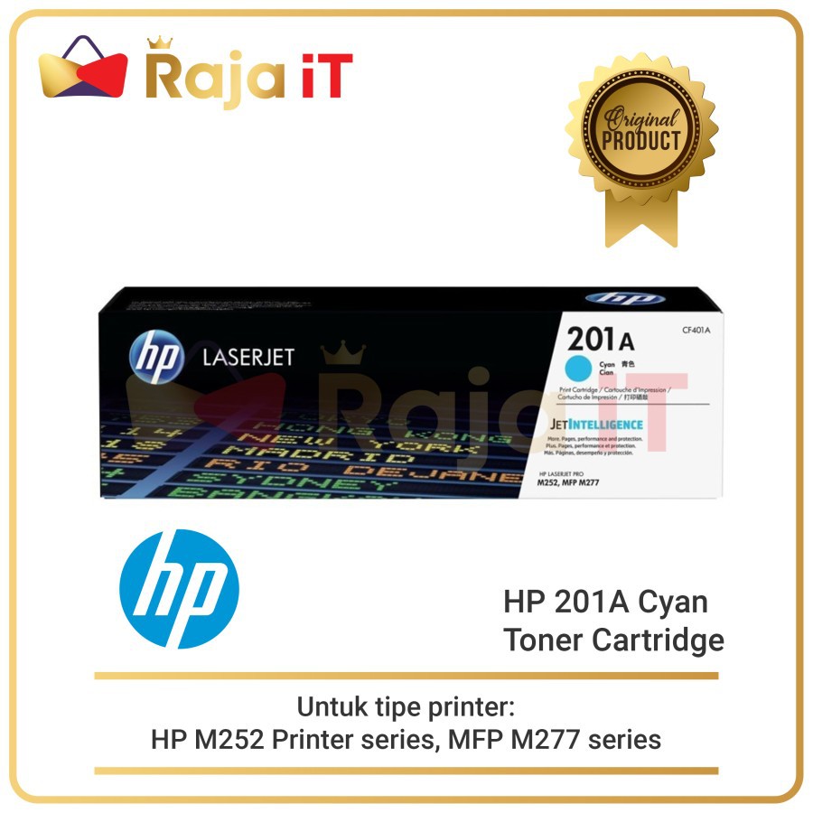Jual HP Toner 201A Cyan Original Laser 201 A Cartridge Laserjet (CF401A ...