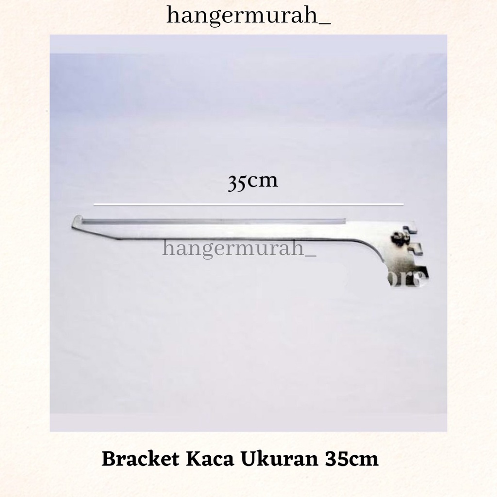 Jual Bracket Kaca Stainless Ukuran 35 cm | Shopee Indonesia
