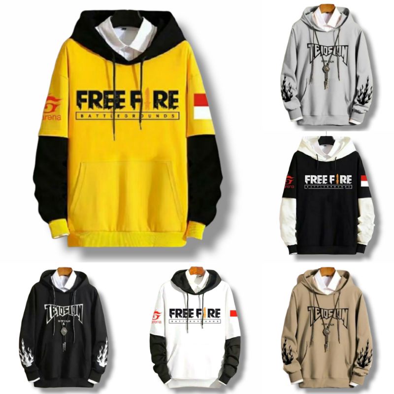 Jual RCL - 0FREE FIRE - Sweater Hoodie Remaja Dewasa Model Korean Style ...