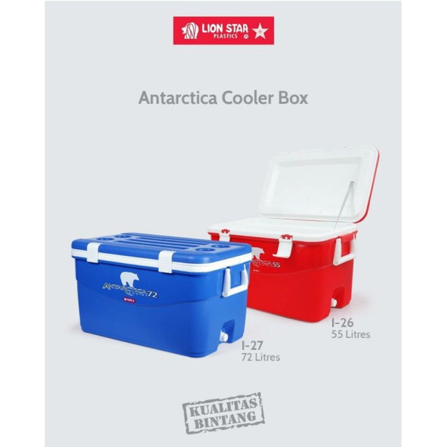 Jual Lion Star Antarctica Cooler Box 55 Box es Mancing Camping ...