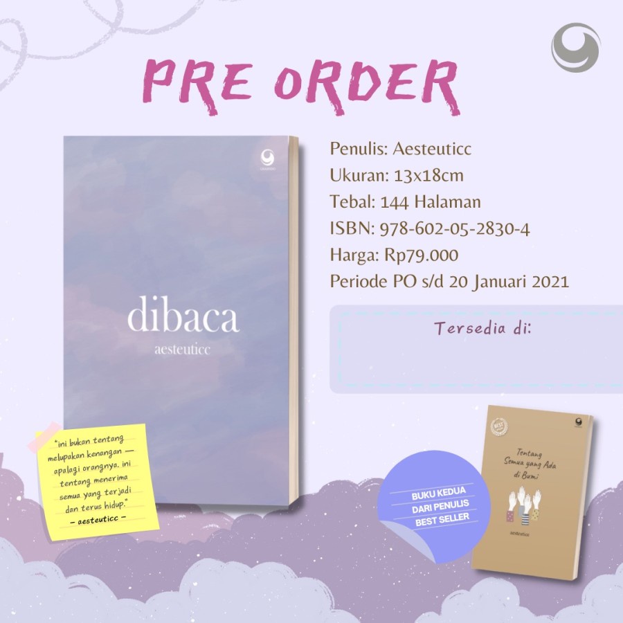 Jual Buku Dibaca / Tentang Semua Yang Ada Dibumi - Aesteuticc | Shopee ...