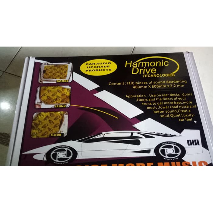 Jual PEREDAM SUARA DAN PANAS ALUMUNIUM HARMONIC DRIVE (1 DUS 10 LEMBAR) | Shopee Indonesia