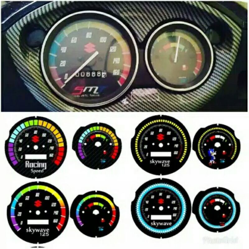 Jual speedometer custom suzuki skywave karbu | Shopee Indonesia