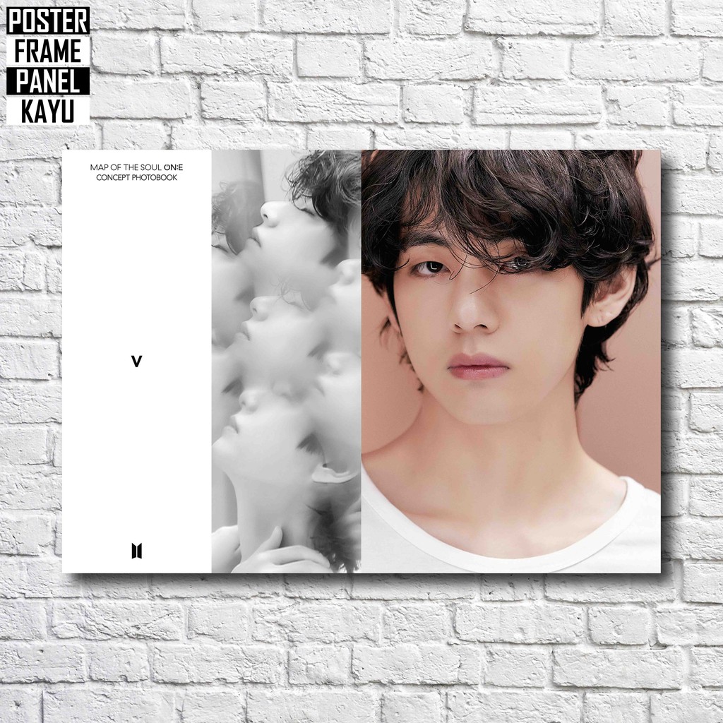 Jual Poster BTS V Map Of The Soul O:NE MOTS ROUTE Ver EGO Frame A3 ...