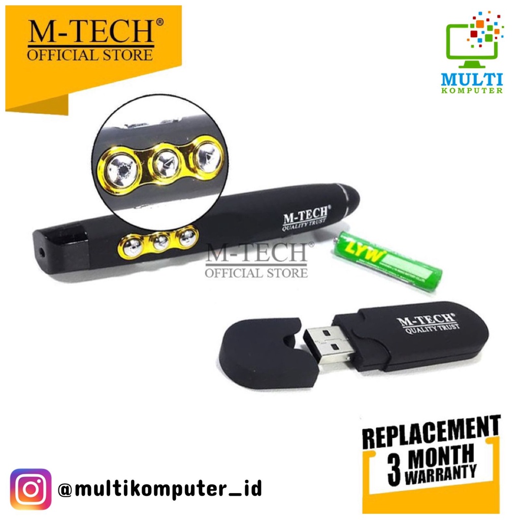 Jual M-tech VP-810 Wireless Laser Pointer | Shopee Indonesia