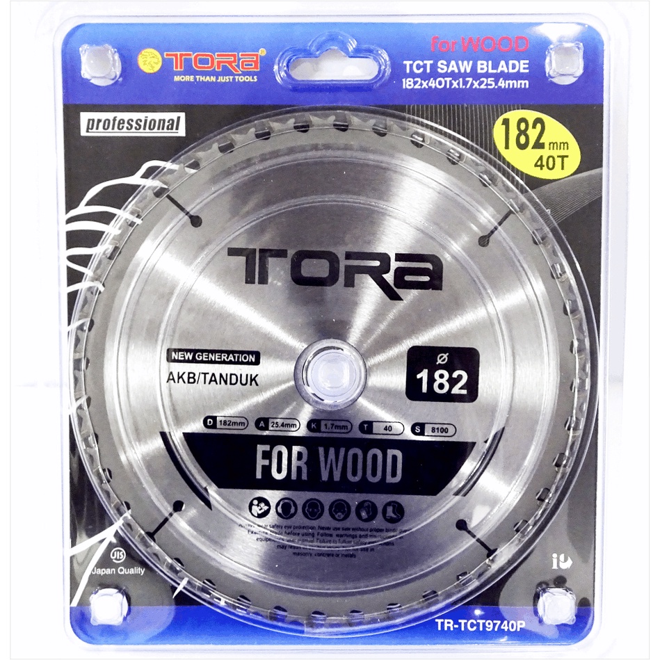 Jual TORA Mata Pisau Potong Kayu TCT Model ABK / Tanduk 7 Inch 182 x 40 ...