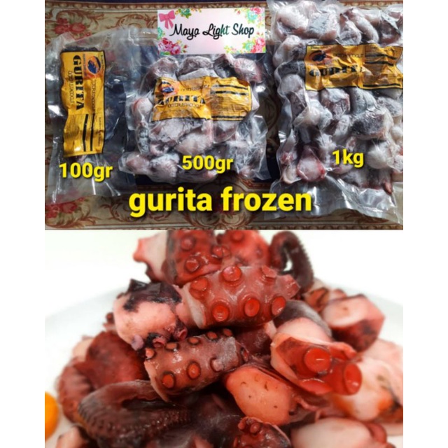 Jual Gurita 100gr 500gr halal boiled baby octopus halal termurah bahan ...