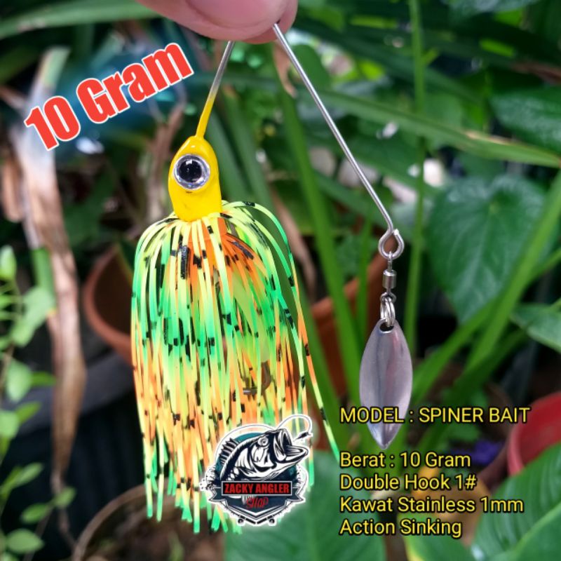 Jual Spiner Bait 10 Gram Umpan Casting Gabus Pakai Safety Hook | Shopee ...