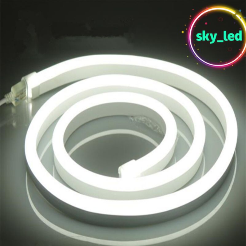 Jual Paket Lampu Neon Flex 220v 1m 2m 3m 4m 5m 5 meter Led Selang ...