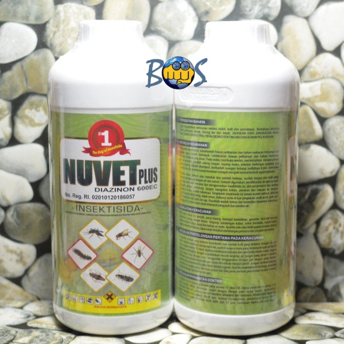 Jual Nuvet Plus 600 EC 1L Diazinon Obat Fogging Nyamuk Kecoa Lalat ...