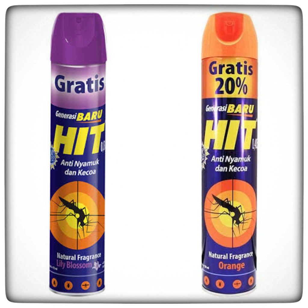 Jual HIT OBAT NYAMUK SPRAY AEROSOL 600ML | Shopee Indonesia