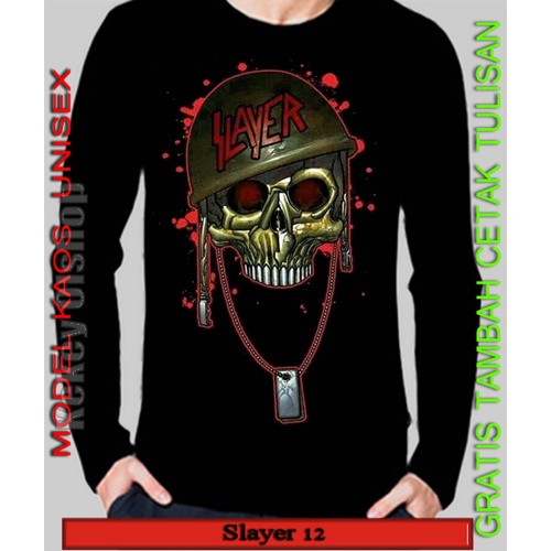 Jual Slayer Kaos 3D Dewasa Gambar Kategori Musik dan Artis | Shopee ...
