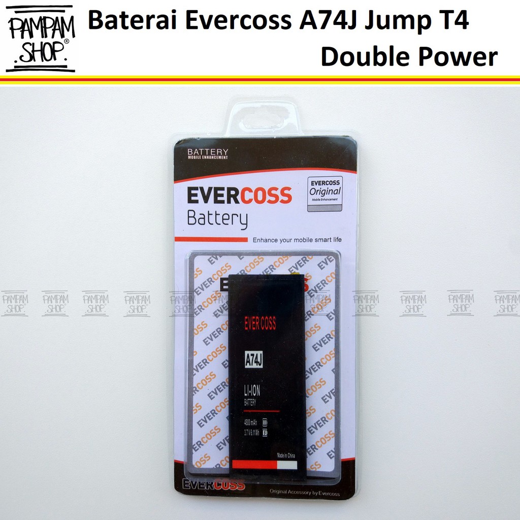 Jual Baterai Evercoss A74J Jump T4 Original OEM Double Power Batre ...